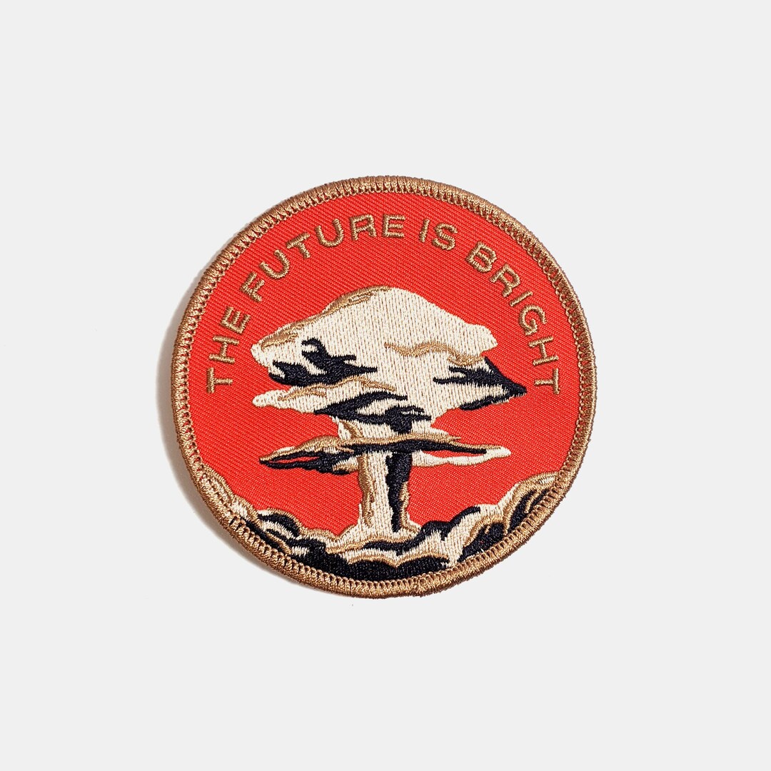 The Future is Bright Iron on Patch // Nuclear Patches// Iron on ...