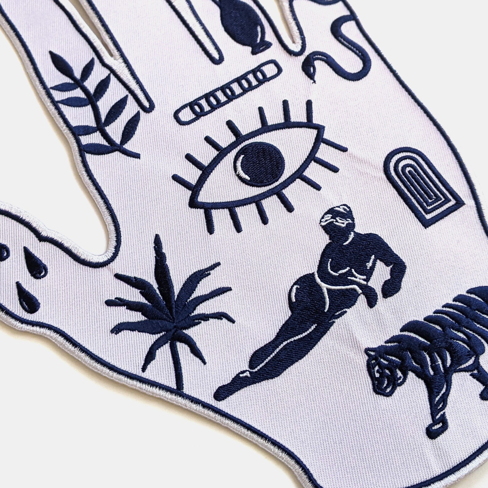 Hand Iron on Patch // Large Back Patch // Evil Eye Patches// - Etsy