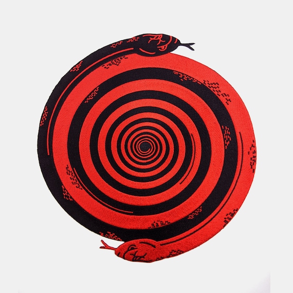 Vortex Snakes Iron on Patch // Large Back Patch // Snake - Etsy