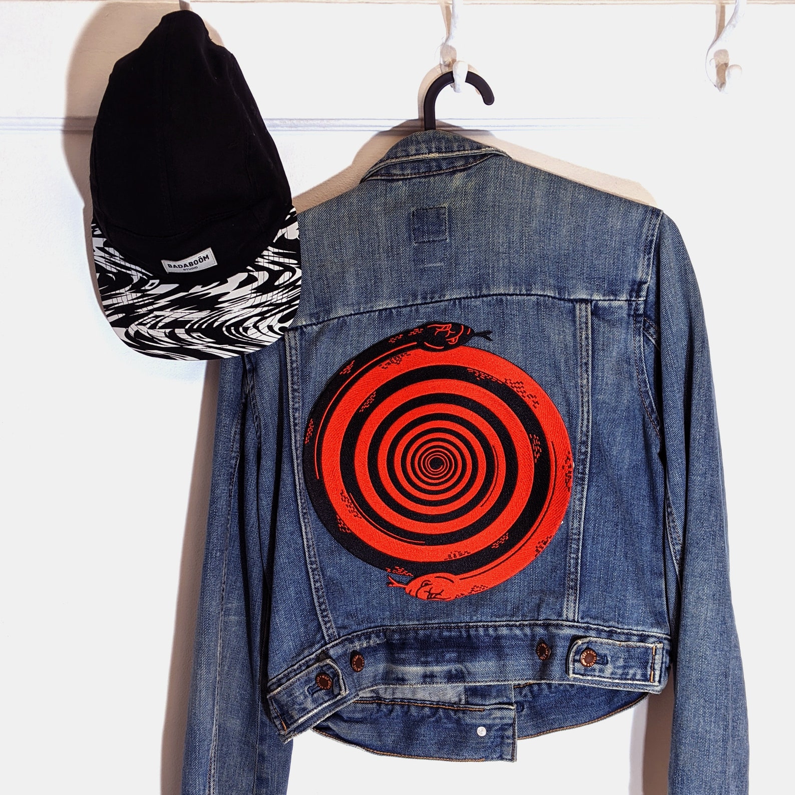 Vortex Snakes Iron on Patch // Large Back Patch // Snake - Etsy