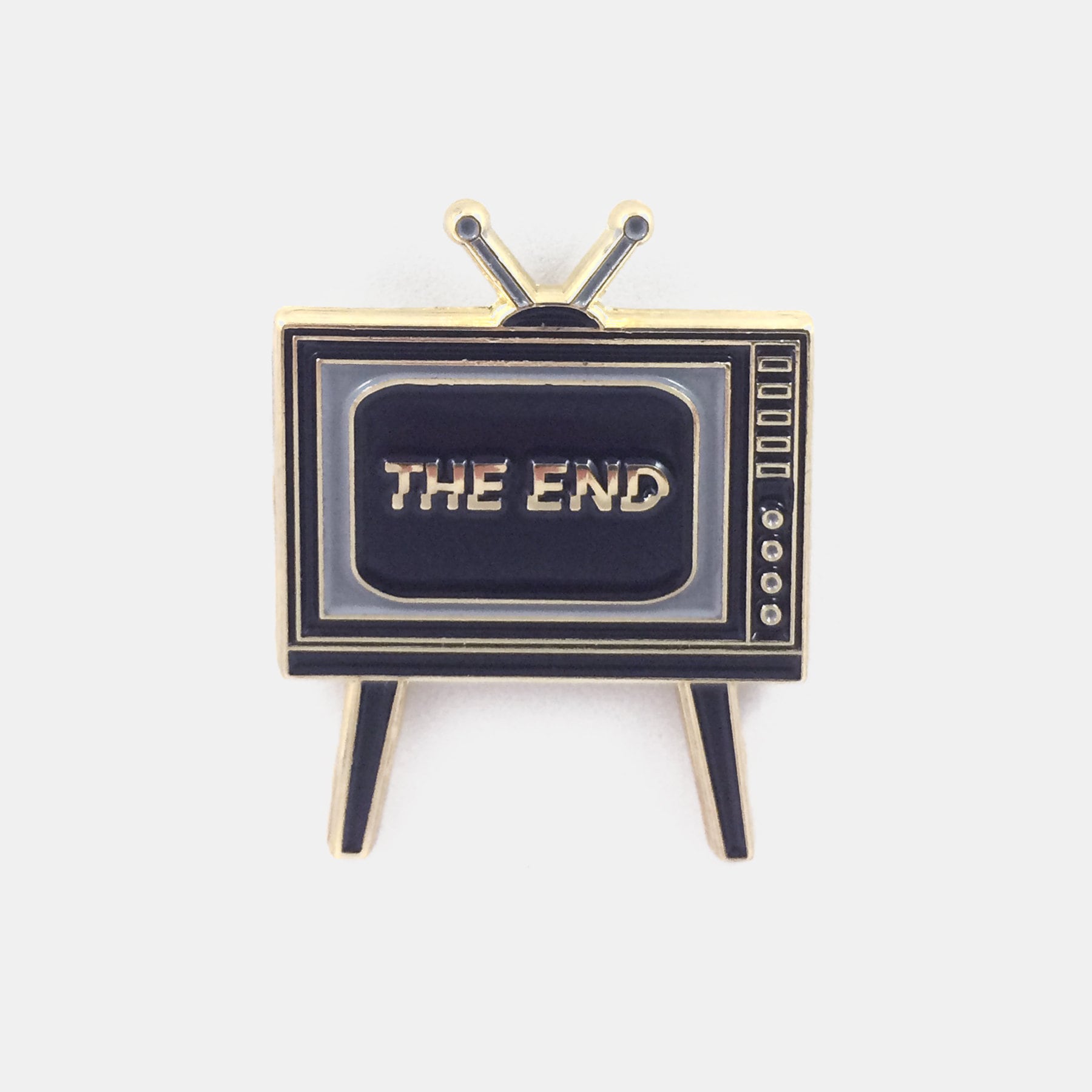 The End Retro Tv Pin // Magic // Cute Pin // Pins // Enamel Pin ...