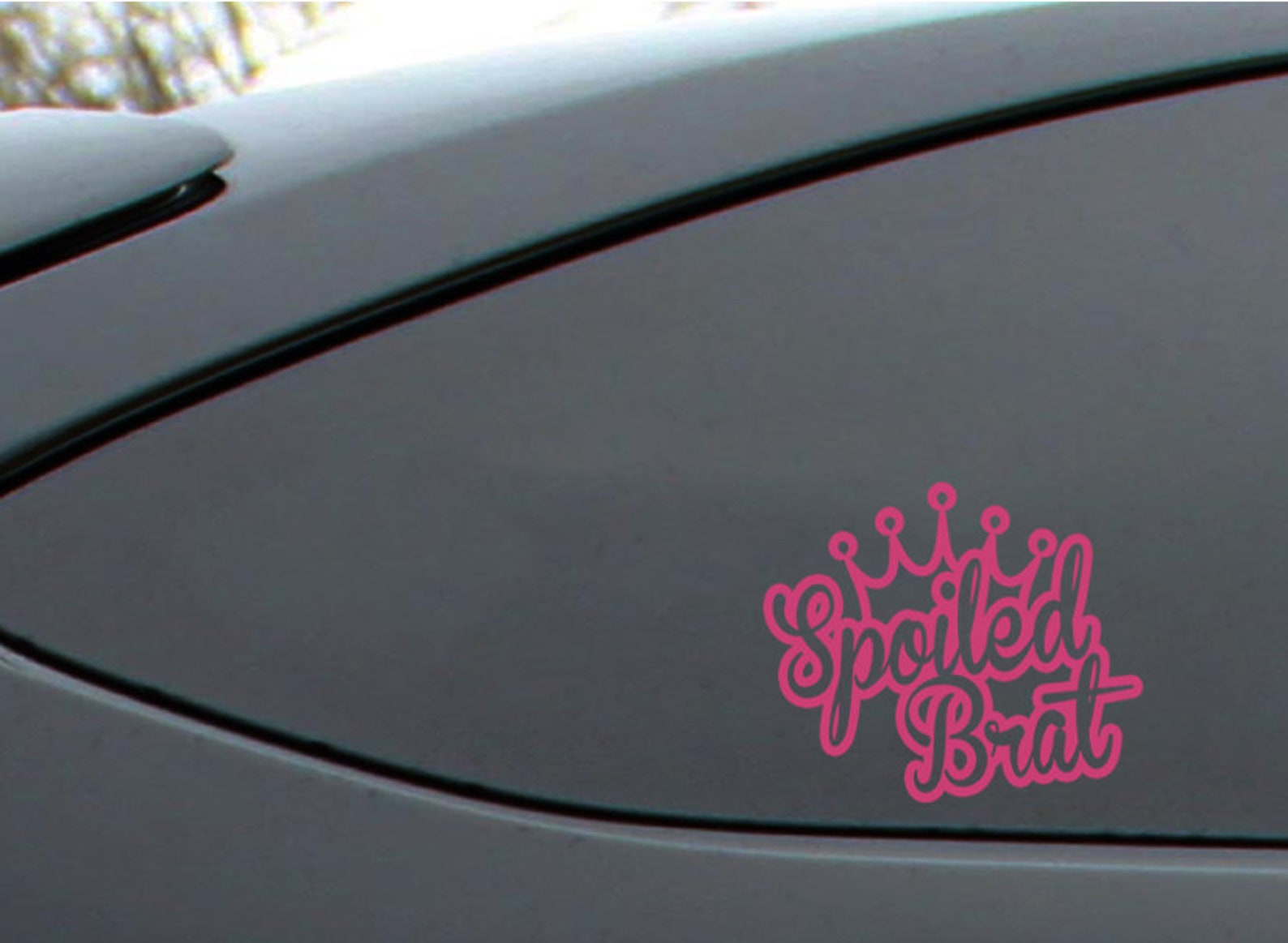 Spoiled Brat Decal Laptop Sticker Car Decals Appliance Funny | Etsy