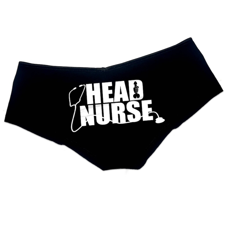 Head Nurse Panties Sexy Slutty Funny Booty Panties Etsy