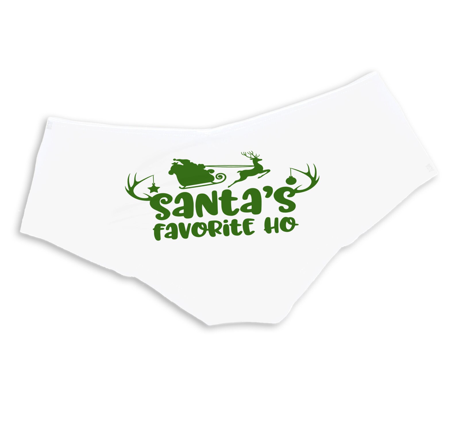 Santas Favorite Ho Christmas Panties Sexy Funny Naughty Booty Shorts ...