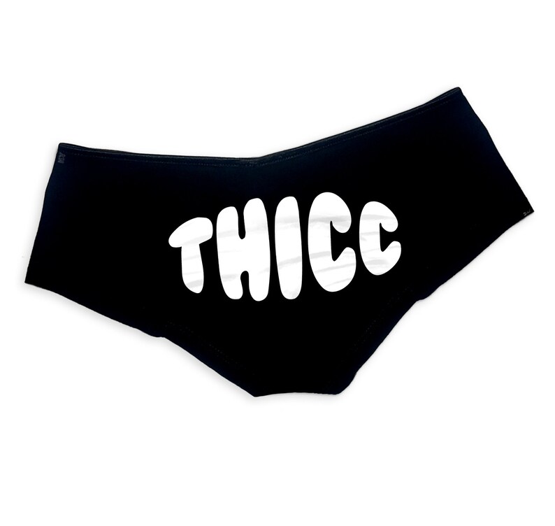 Thicc Booty Panties Sexy Funny Slutty Booty Panties Etsy