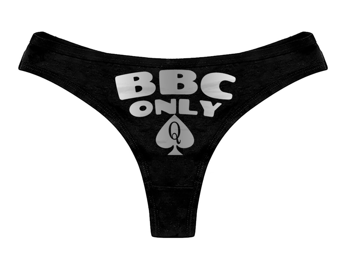 Bbc Only Panties Queen Of Spades Panties Bbc Panty Cuckold Etsy