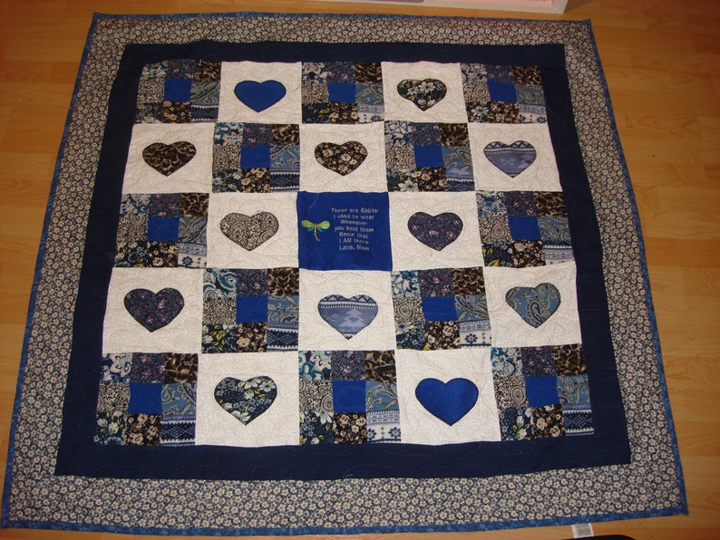 Heartfelt Memory Quilt - Etsy