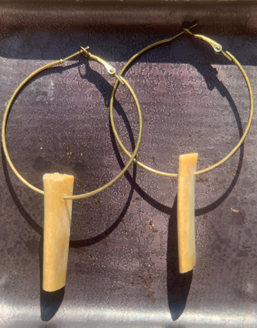 Bone Hoops - Etsy