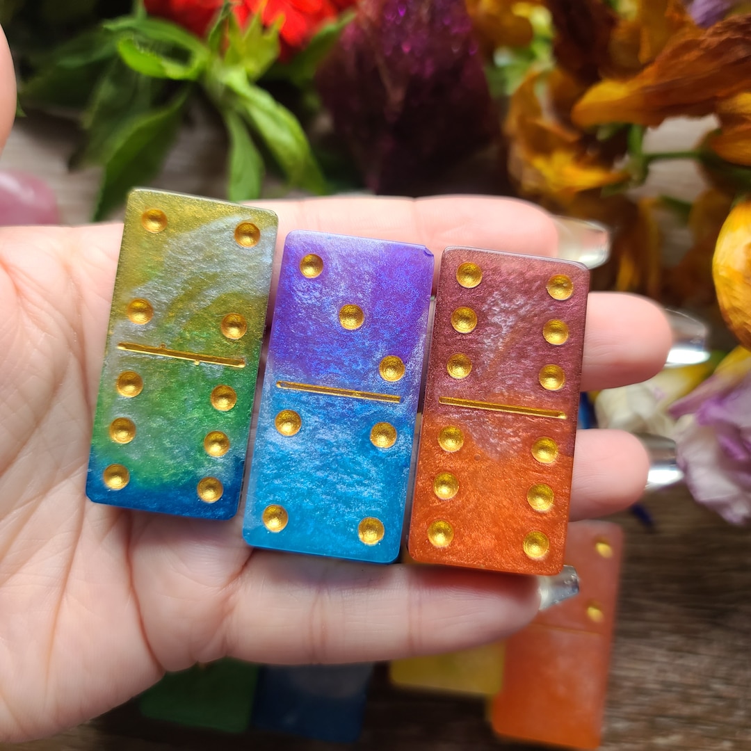 Dominoes, Game Set, Resin Epoxy, Dominoes Set, Home Accessories, Games ...