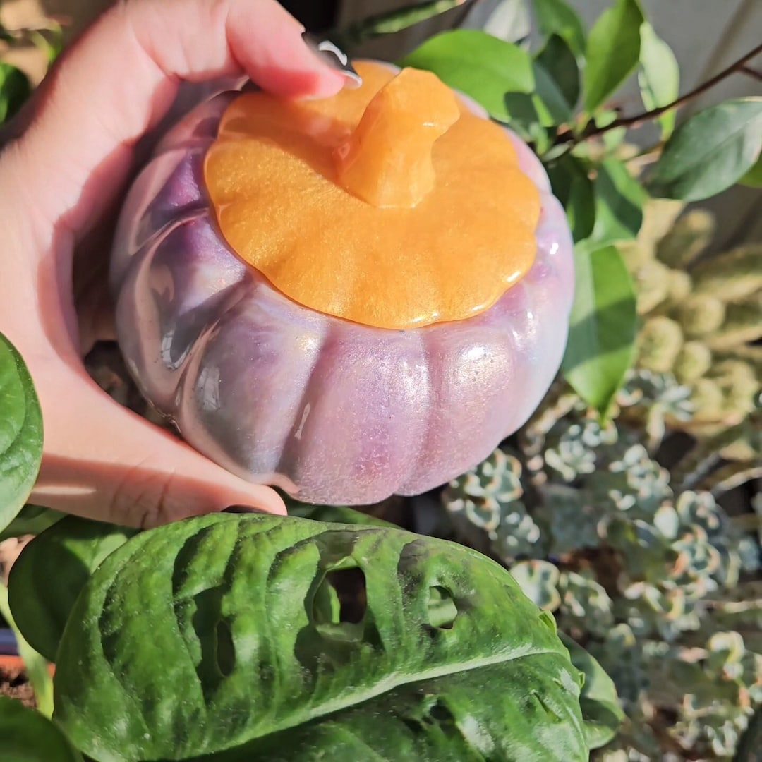 Resin Pumpkin, Fall Decor, Halloween, Pumpkin, Halloween Decor, Candy ...