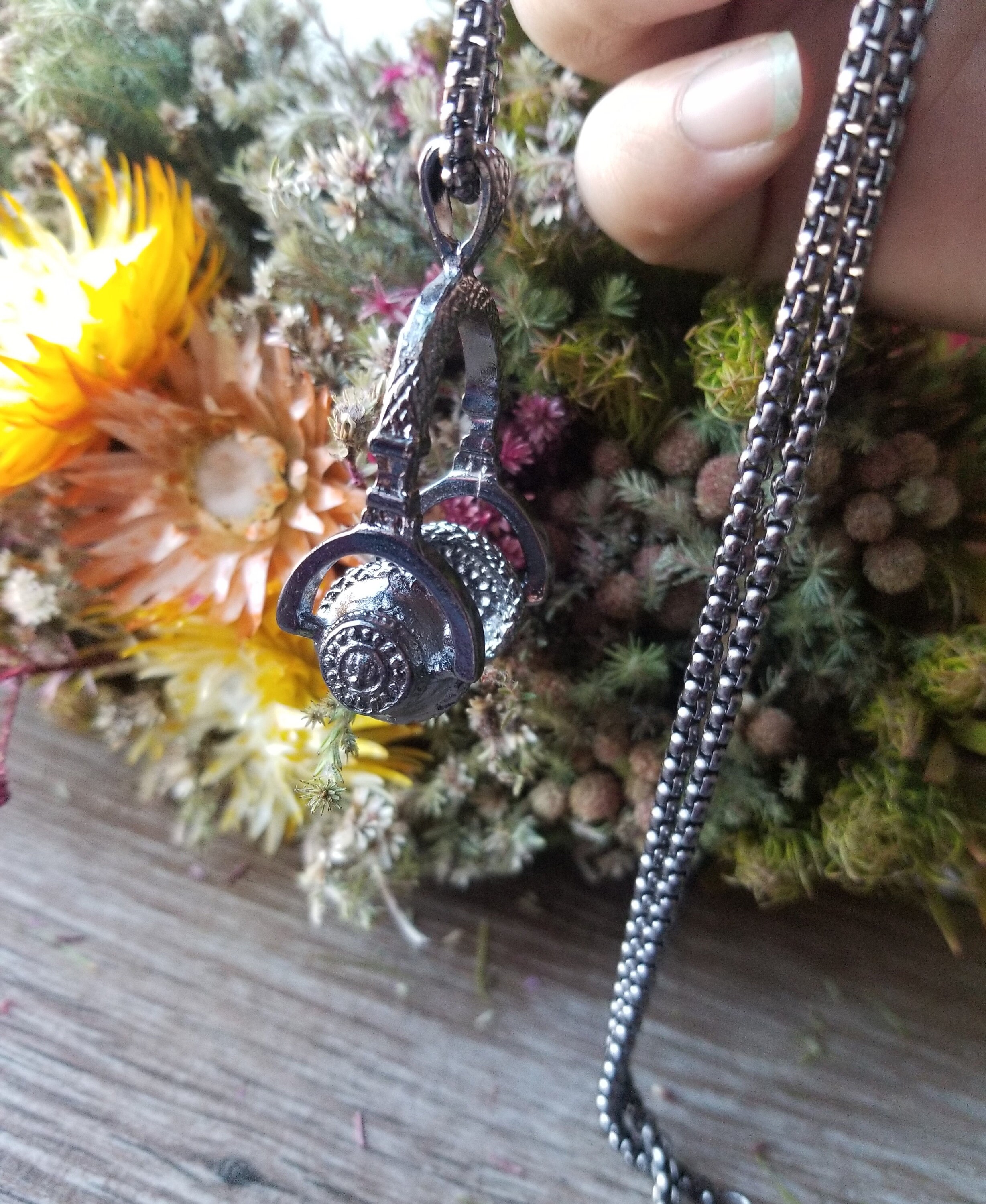 Headphone necklace DJ jewelry mens necklace music necklace | Etsy