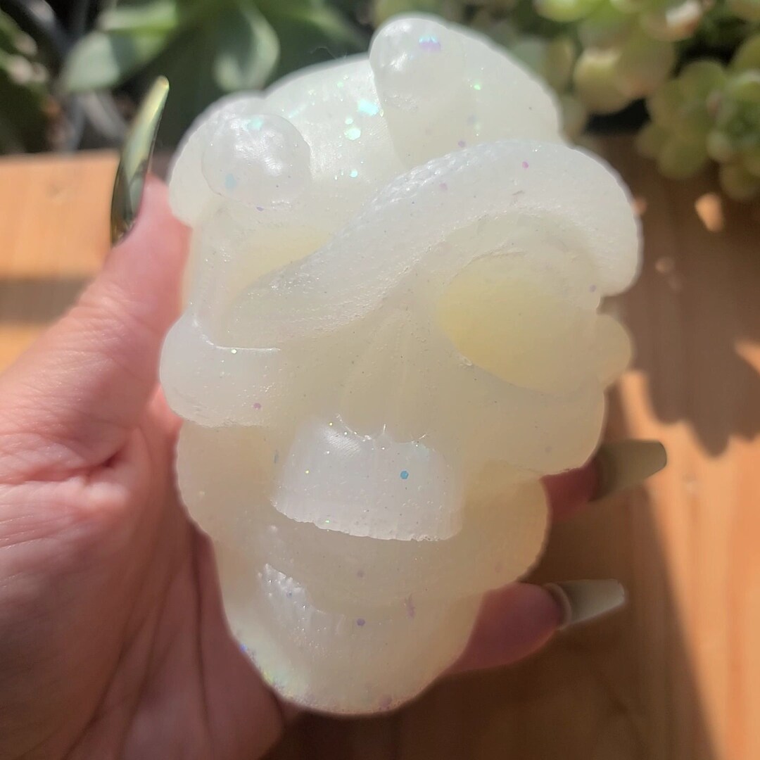 Resin Skull, Serpents, Snakes, Resin Art, Paperweight, Resin Statue ...