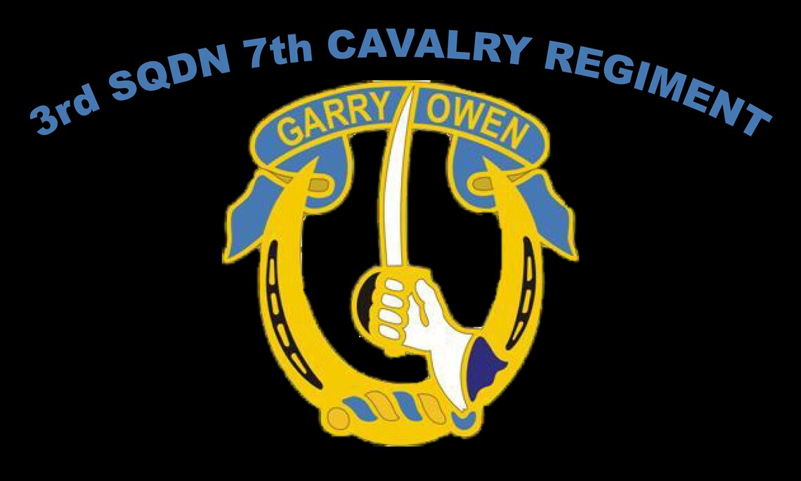 7th Cavalry Regiment Flag Double Sided 3'x5' | Etsy