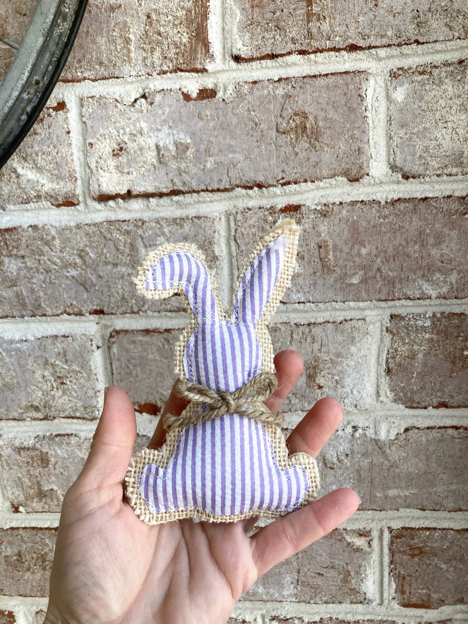 Stuffed Fabric Bunny Easter Home Decor Easter Farmhouse - Etsy