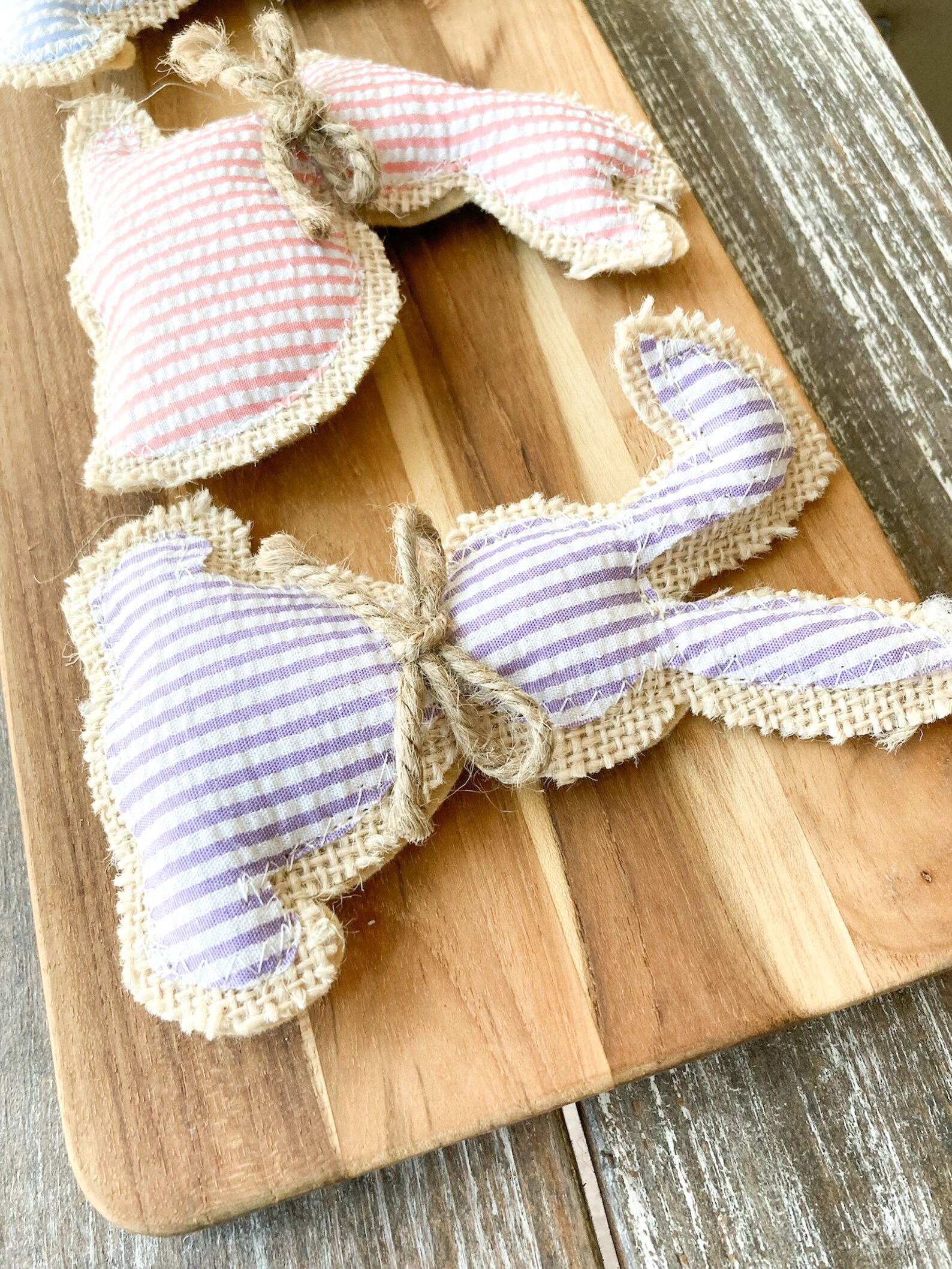 Stuffed Fabric Bunny Easter Home Decor Easter Farmhouse - Etsy