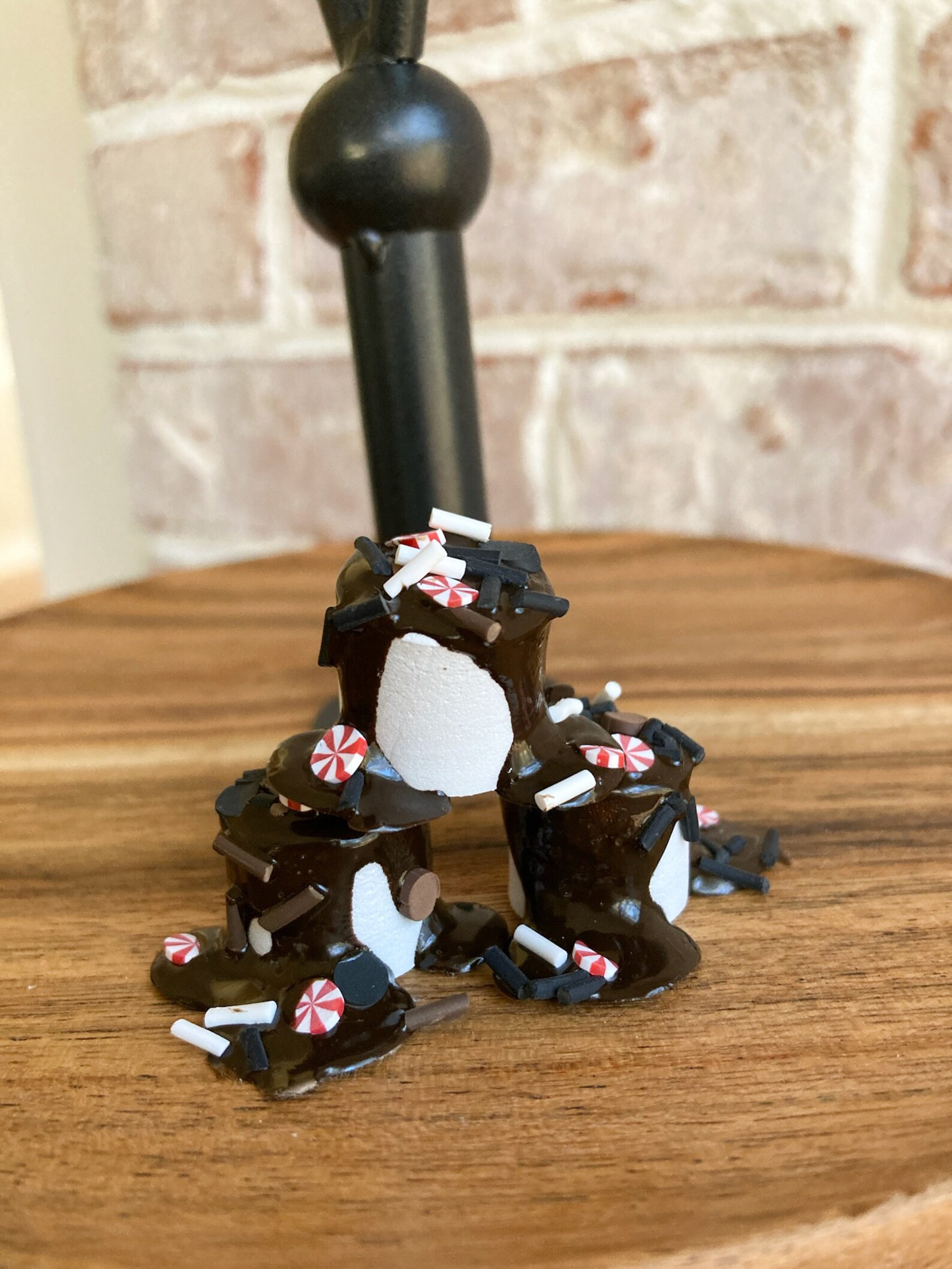 Fake Marshmallows Peppermint Marshmallows Hot Cocoa Decor - Etsy
