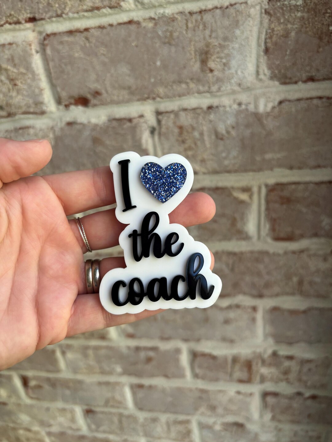 School Spirit Bogg Bit, I Love the Coach Bogg Bit, Coach Wife, Team ...