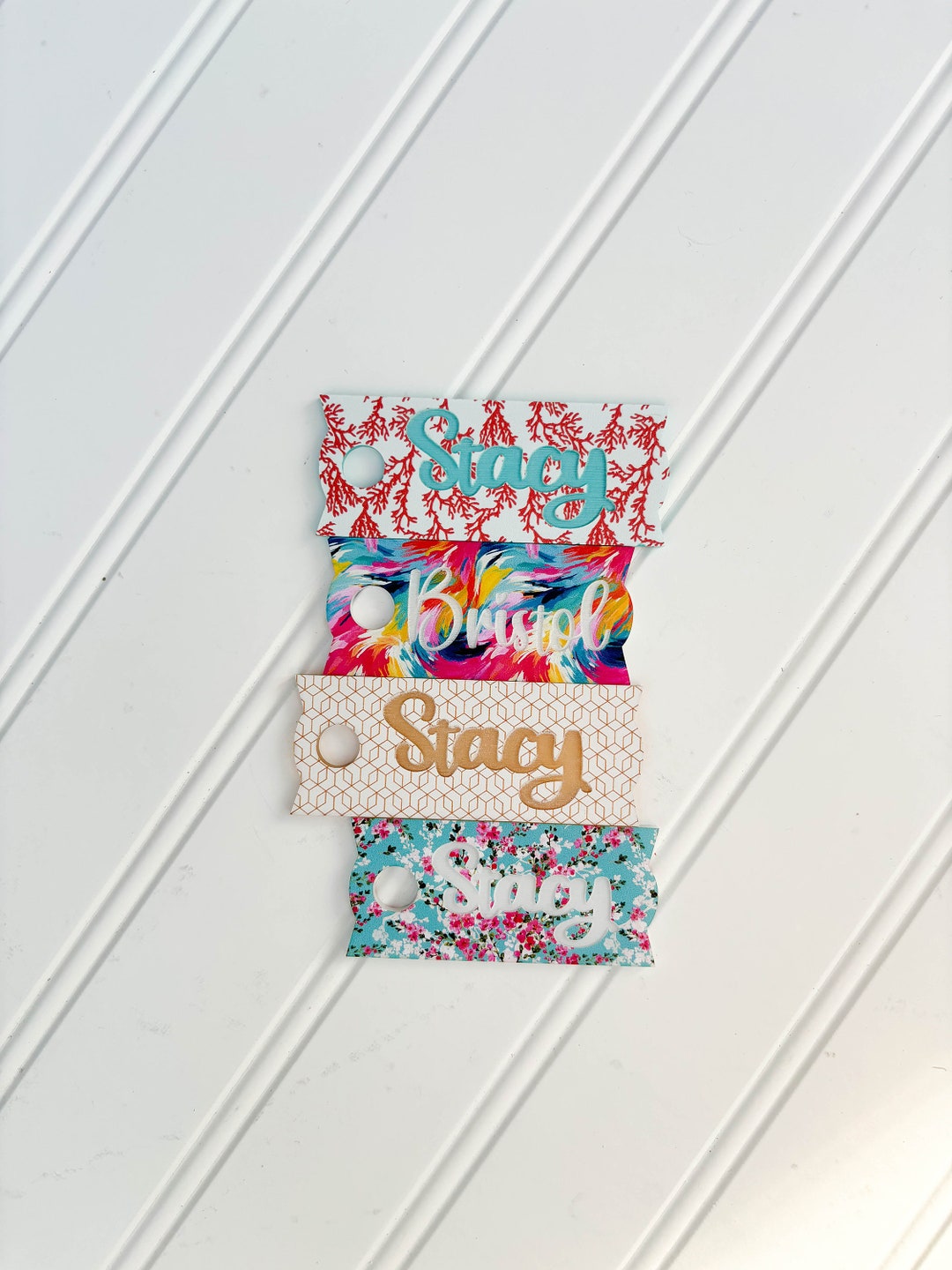 Preppy Stanley Cup Tag, Tumbler Name Tag Personalized, Tumbler Name ...