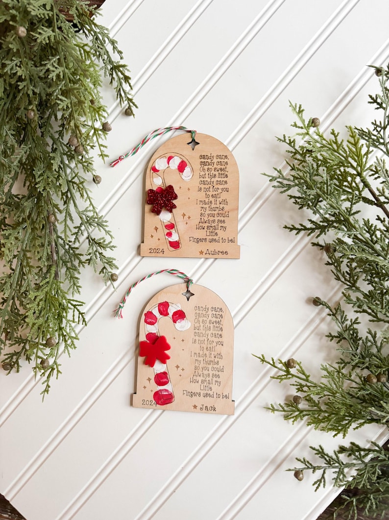 DIY Christmas Fingerprint Art Ornament, Christmas Craft for Kids ...