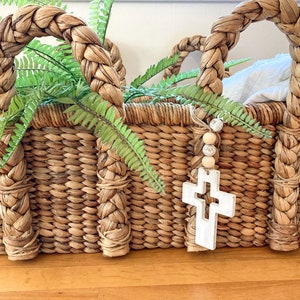 Cross Bead Garland Hygge Garland Easter Garland Cross - Etsy