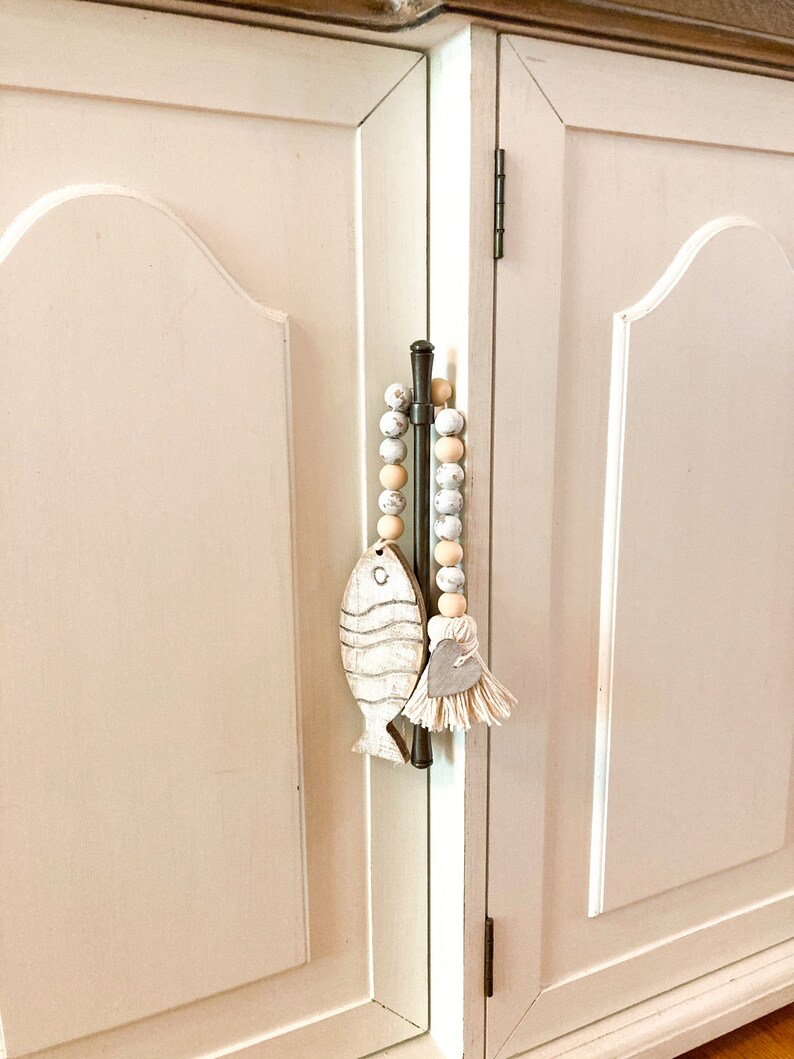Coastal Bead Garland, Hygge Garland, Fish Garland, Tassel Garland ...