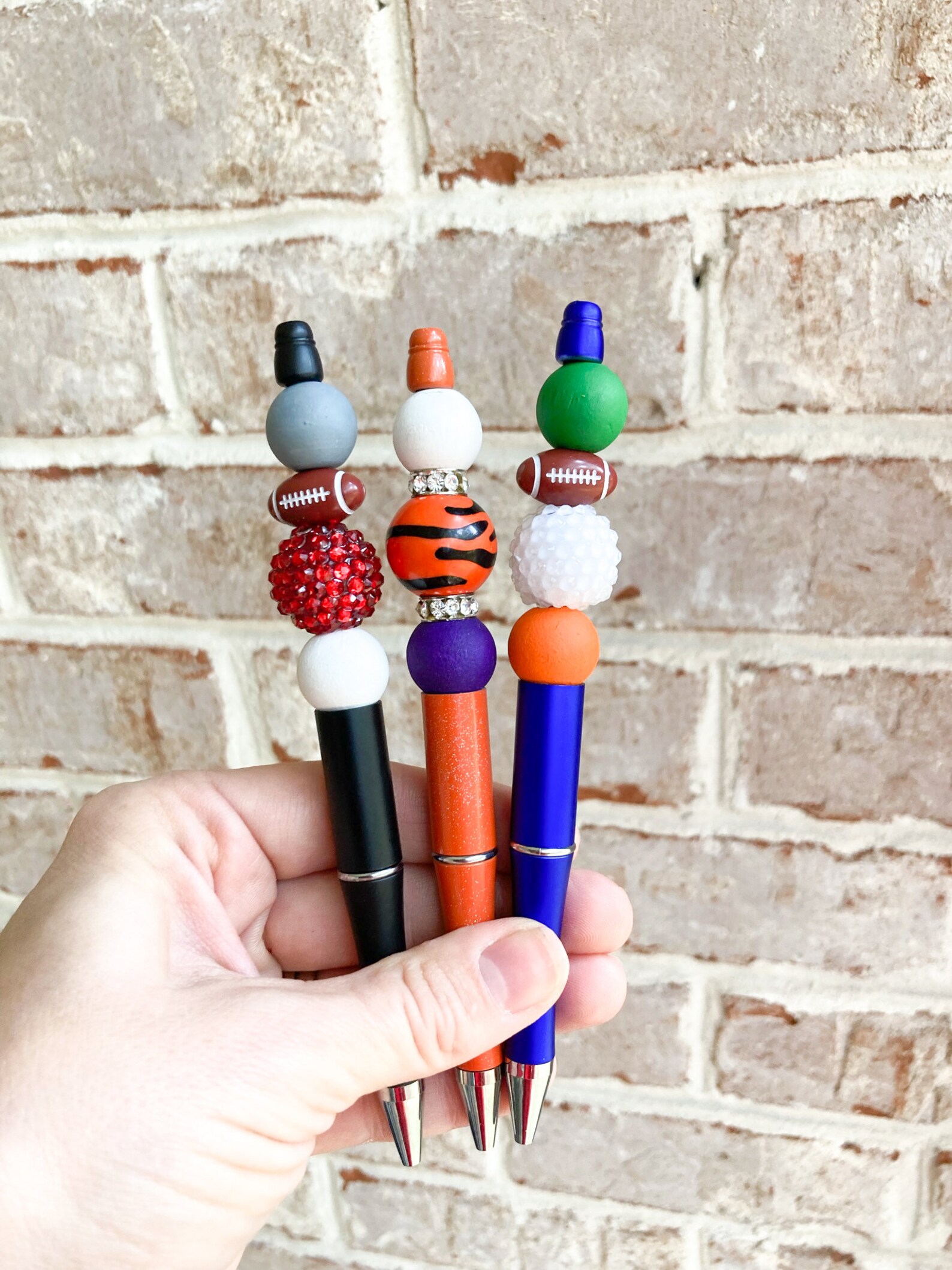 College Football Gift, Beaded Pen, Custom Gift, Alabama, Florida, Notre ...
