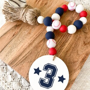 Yankees Bead Garland, Tiered Tray Decor, MLB Decor, Yankees Baseball ...