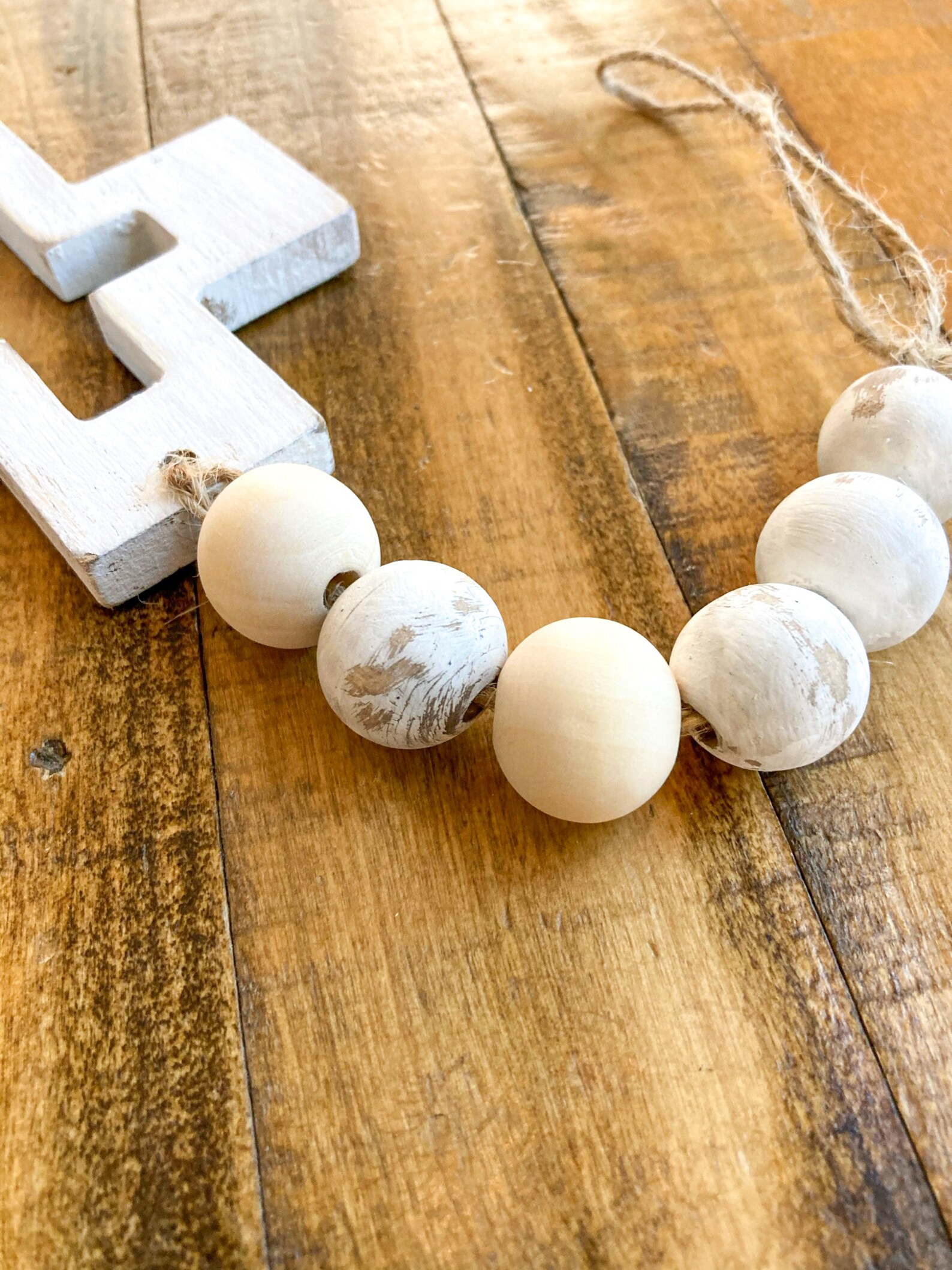 Cross Bead Garland Hygge Garland Easter Garland Cross - Etsy