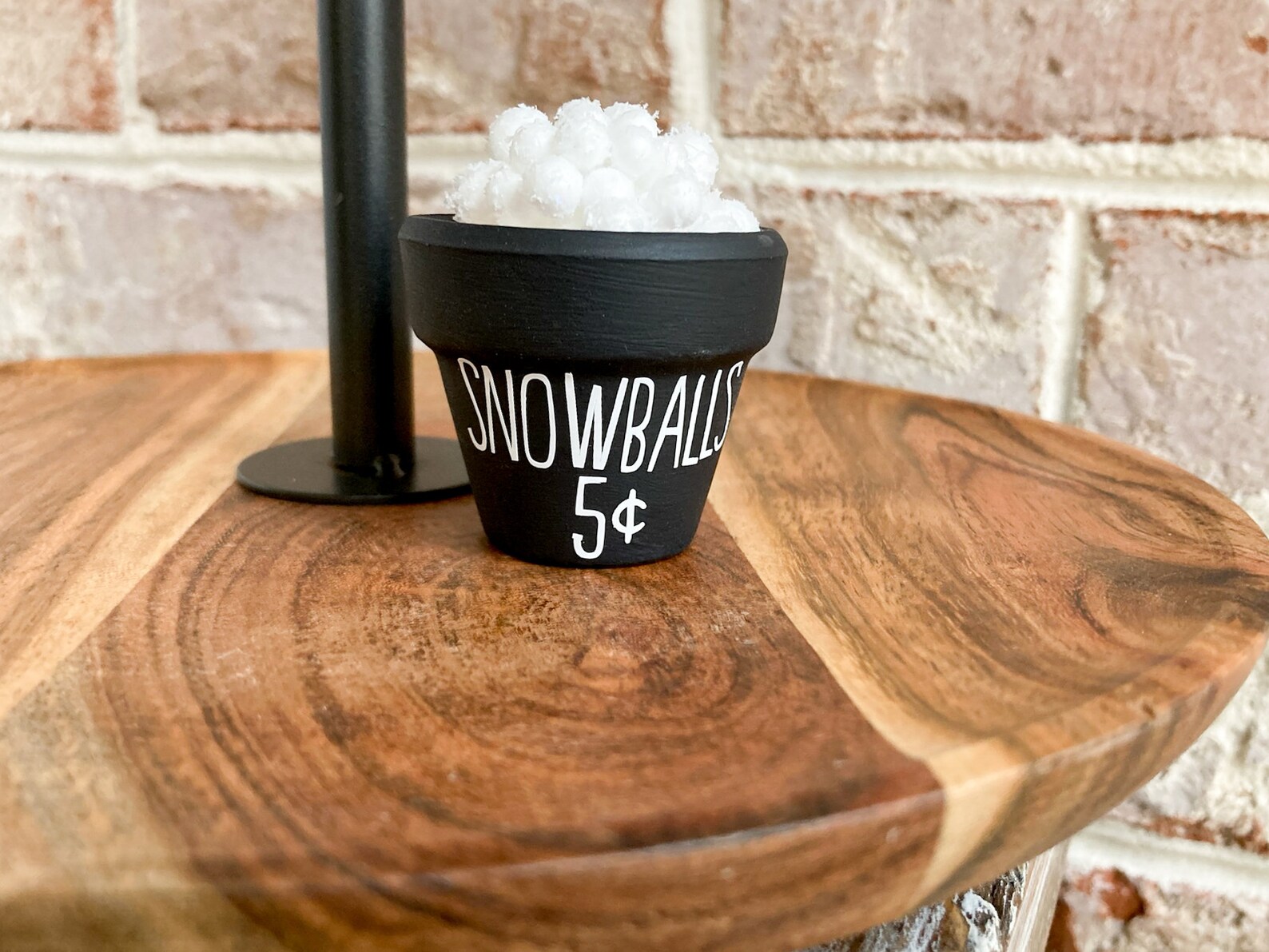 Tiered Tray Snowballs, Snow Tiered Tray, Winter Tiered Tray, Snowballs ...