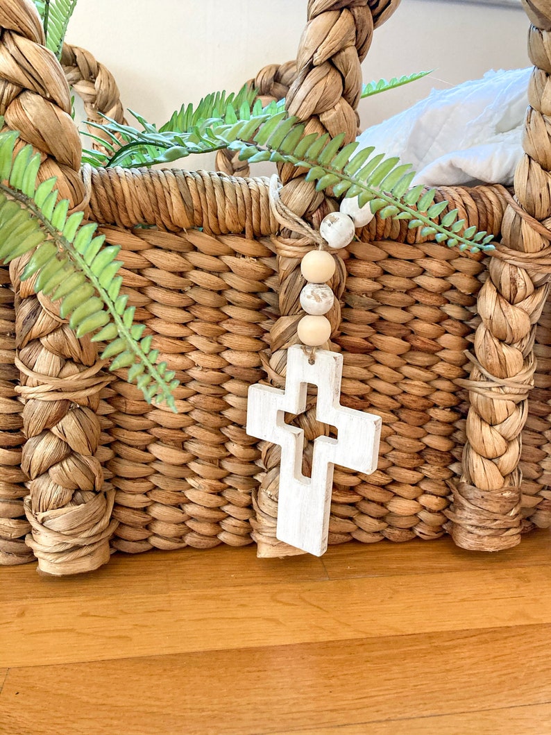 Cross Bead Garland Hygge Garland Easter Garland Cross - Etsy