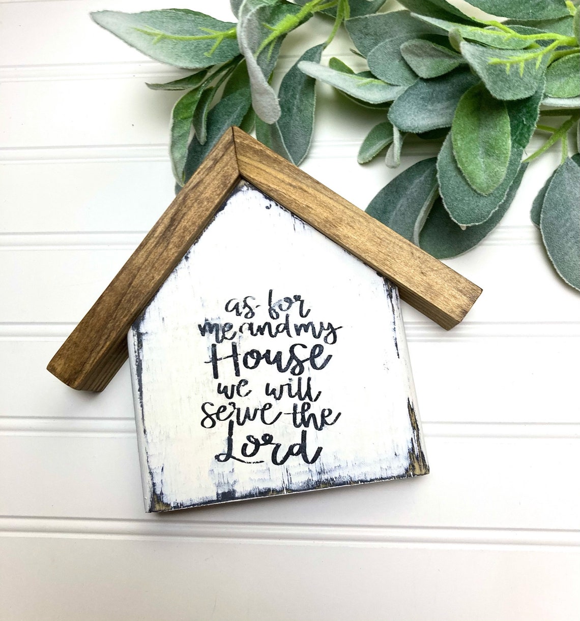 As for Me and My House Sign Farmhouse Sign Christian Sign - Etsy