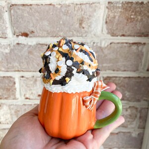 Faux Pumpkin Drink, Pumpkin Mug, Pumpkin Pie, Pumpkin Tiered Tray, Fall ...