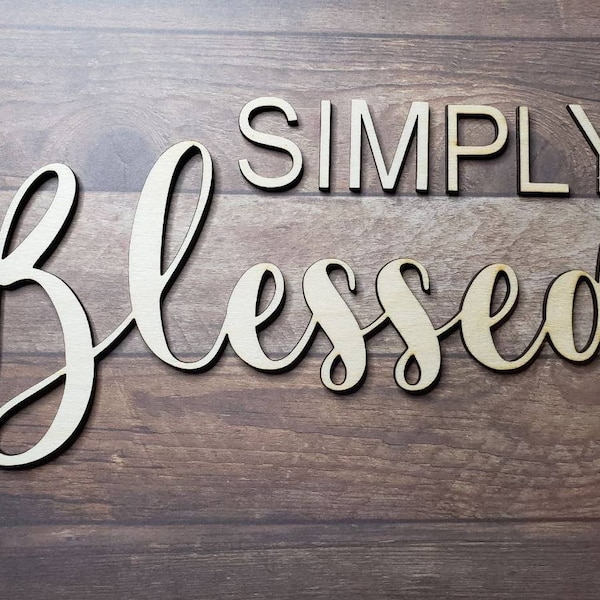 Laser Cut Words - Etsy