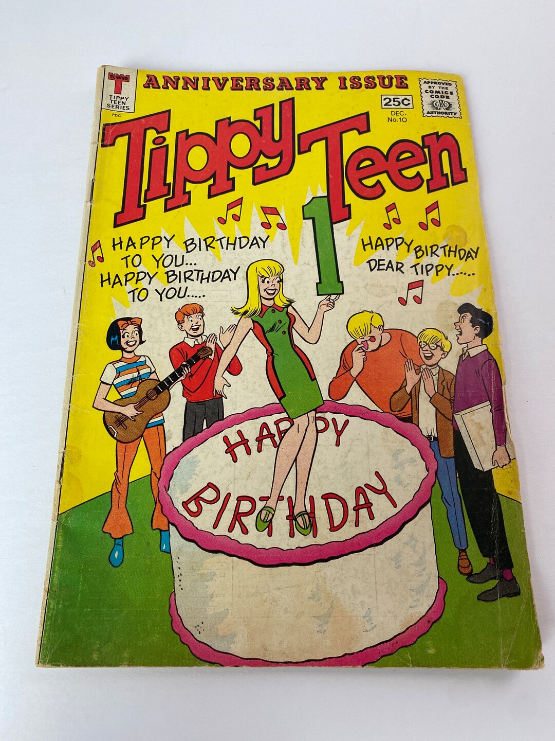 Vintage Tippy Teen Comic Book No. 10 From December 1966 - Etsy