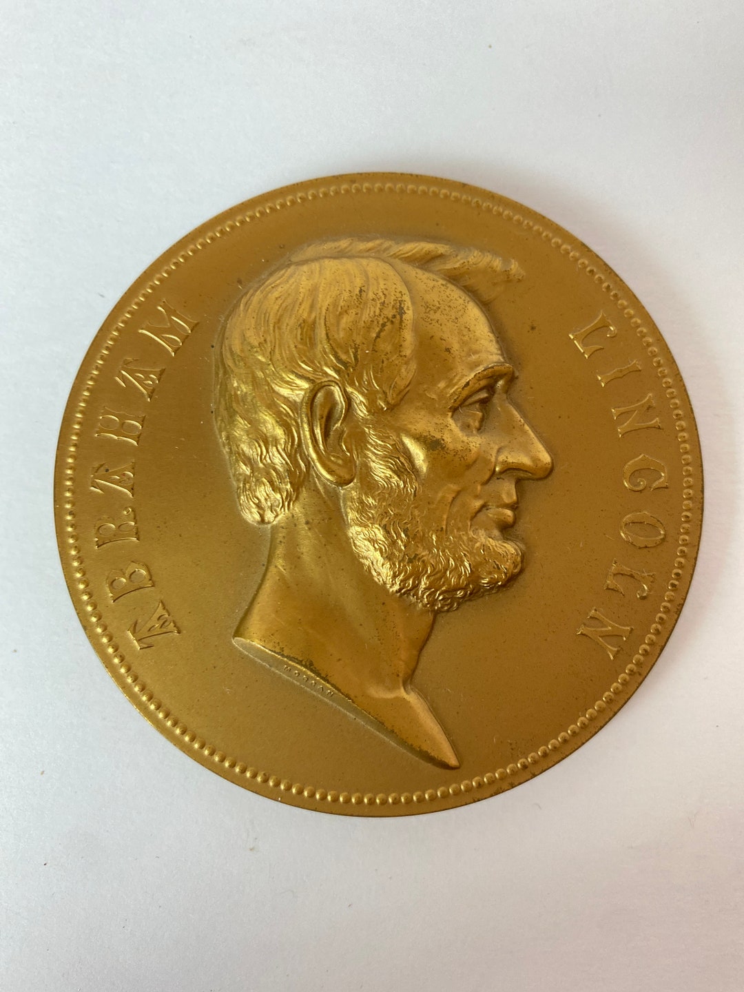 Vintage Abraham Lincoln Inauguration Commemorative Coin - Etsy