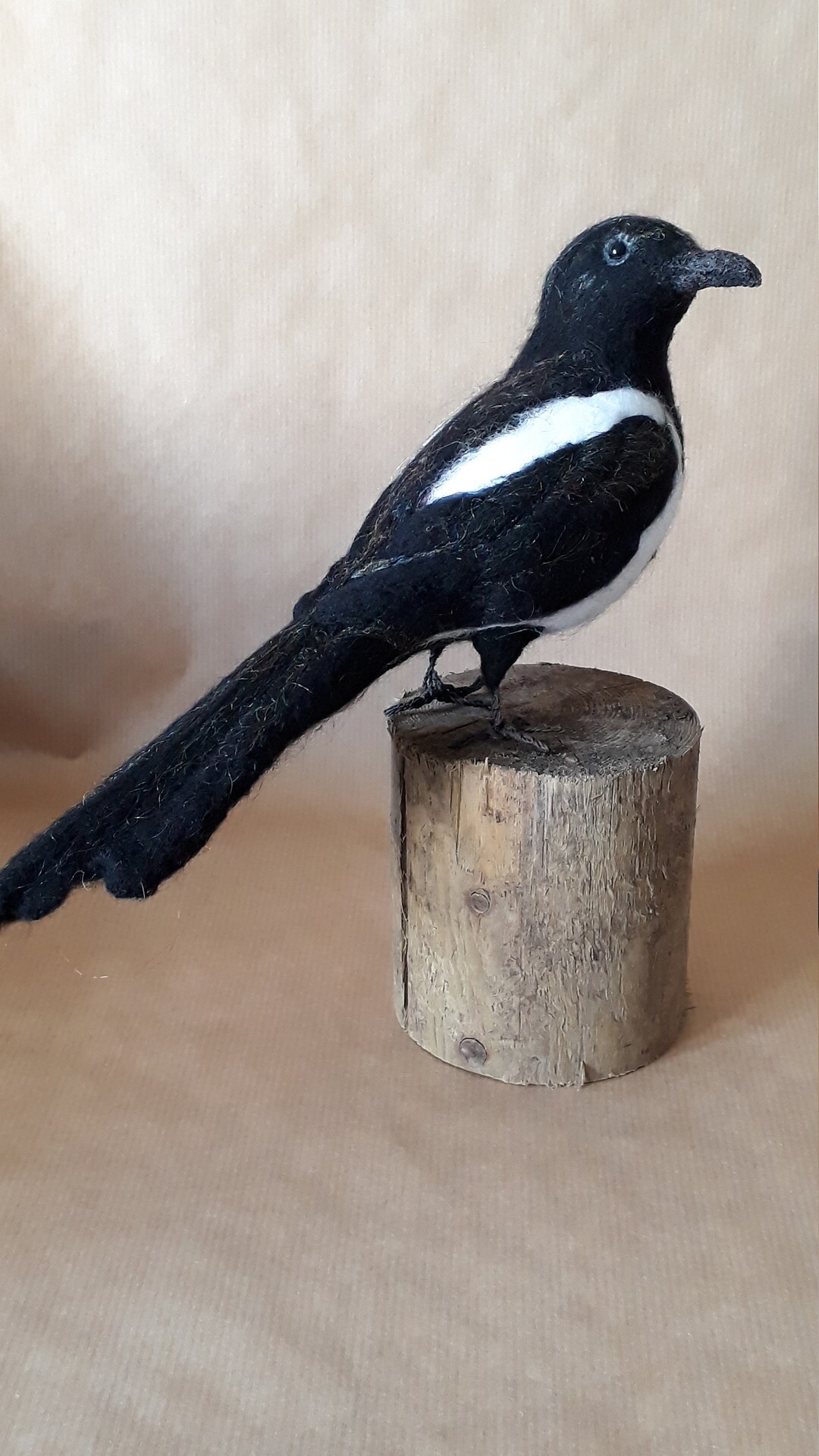 Life Size Needle Felt Magpie - Etsy