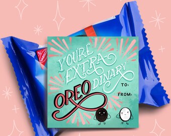 Printable Oreo Valentine | Etsy