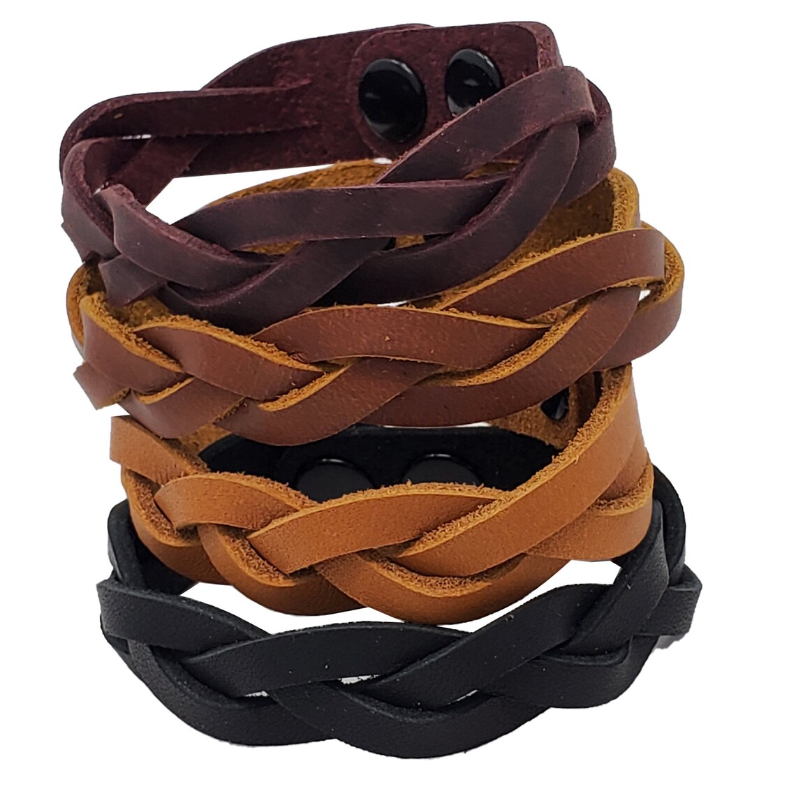 Mystery Braid Leather Bracelets Kit 8 Pack Leather Bracelets - Etsy