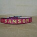Custom Dog Collar With Name Leather Pet Collars Made in USA Medium Dog ...