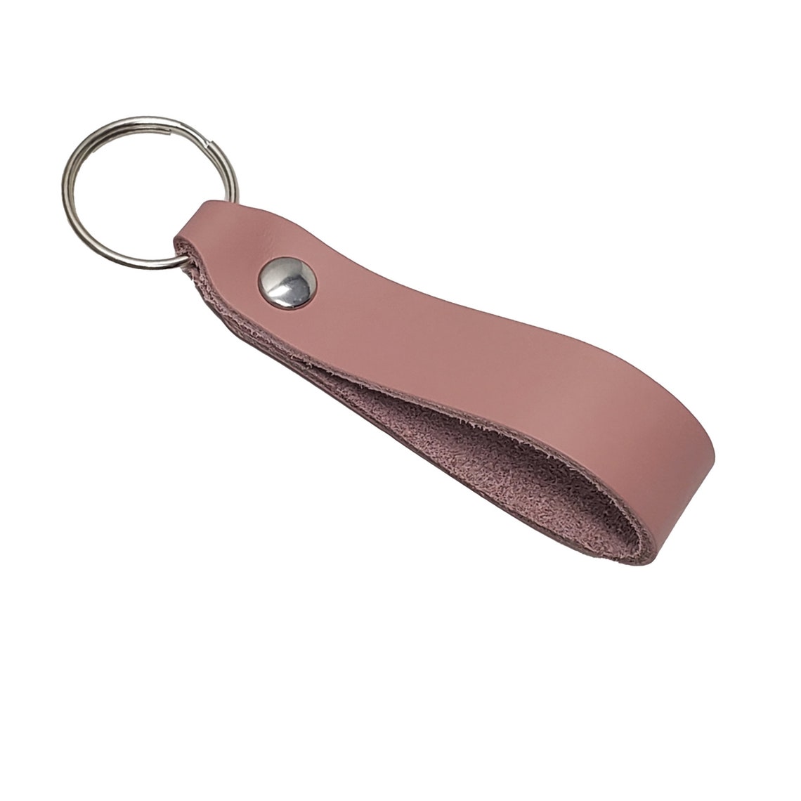 10 Pack Leather Keychains Blush Pink. DIY Leather Key Fobs - Etsy