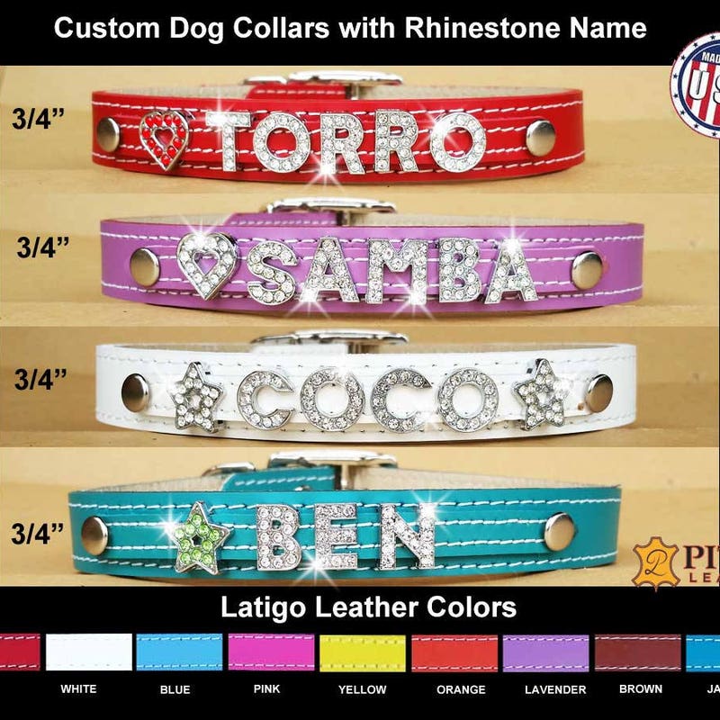 Jeweled Dog Collars - Etsy