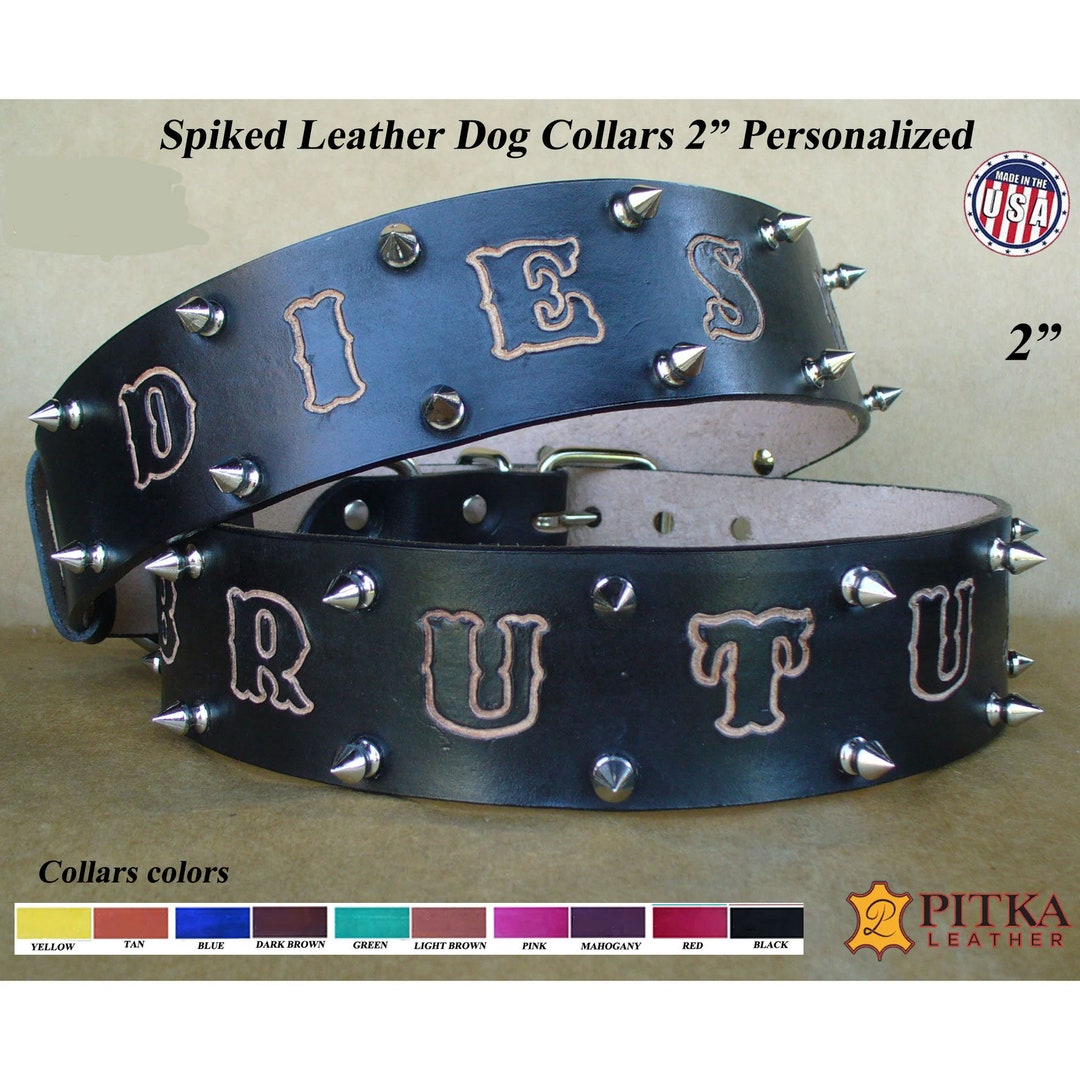 Cool Dog Collars - English Mastiff Dog Collars - Personalized Dog ...