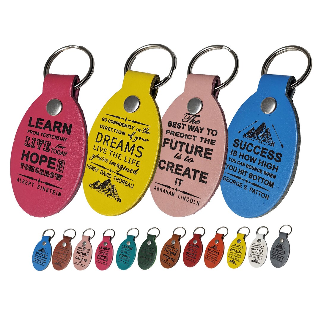 Motivational Keychains With Inspirational Quotes-perfect for Teacher ...