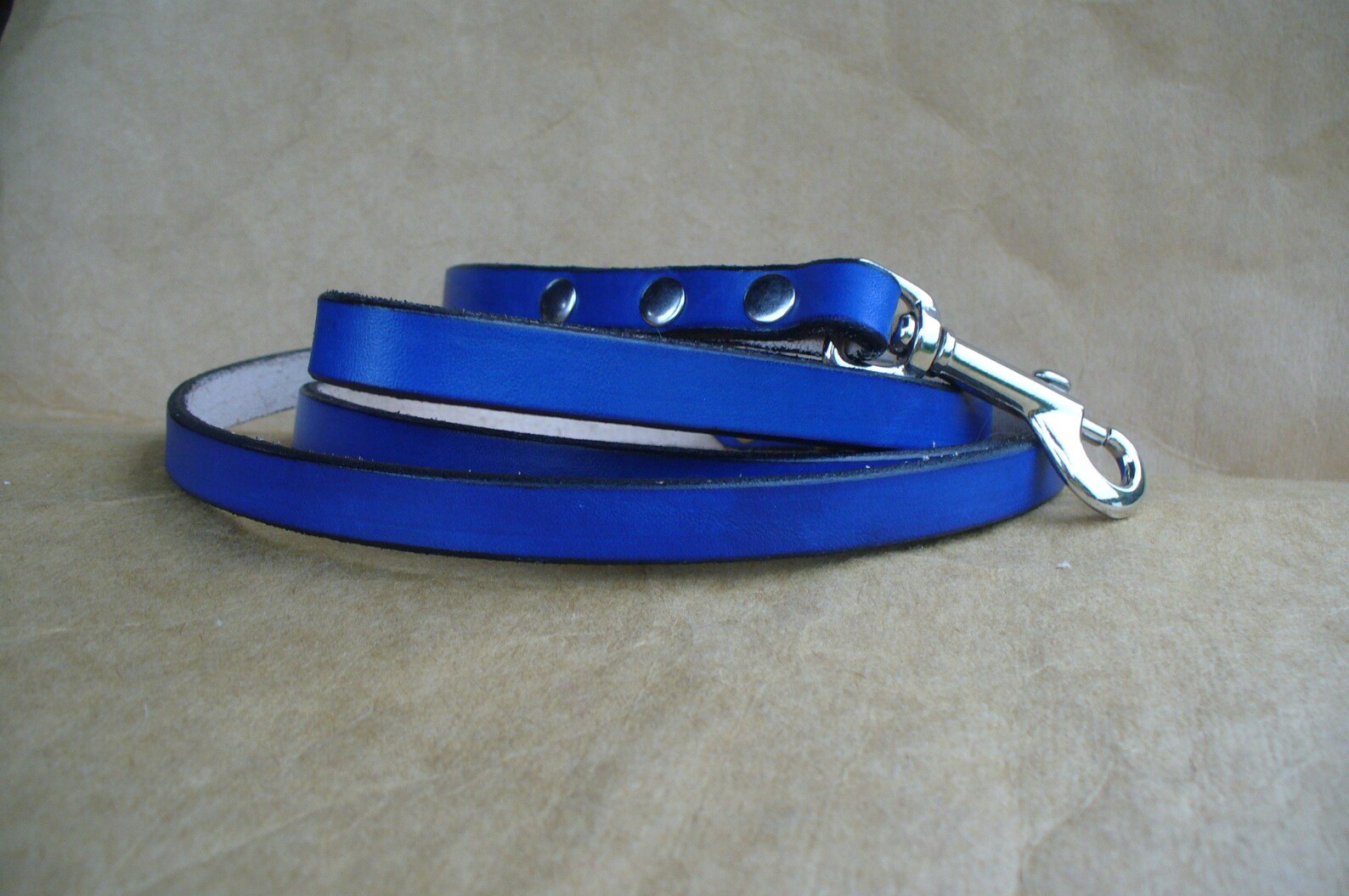 Leather Dog Leash Handcrafted Custom Leashes for Medium Size | Etsy