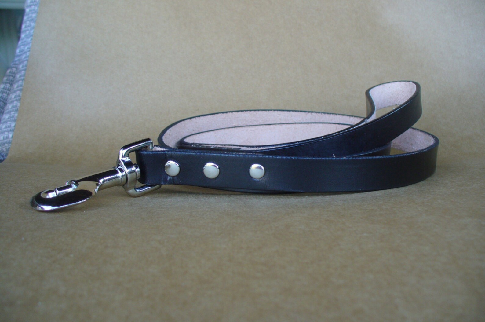 Leather Dog Leashes Custom Dog Leash 1 Inch Leather Dog - Etsy