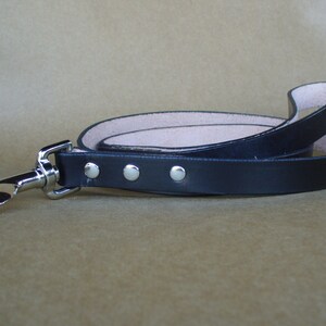 Leather Dog Leashes Custom Dog Leash 1 Inch Leather Dog Leashes Hand ...