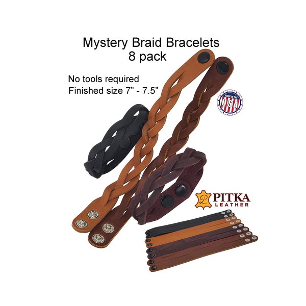 Leather Bracelet Kit - Etsy