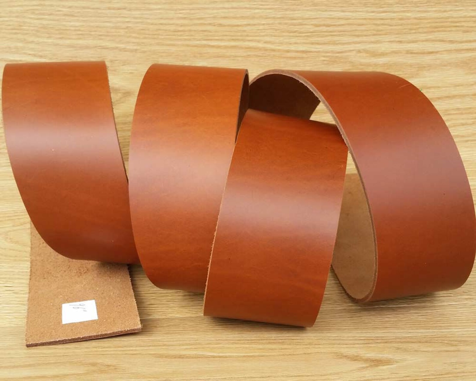 Russet Leather Strips 8-9 Oz (3.2 - 3.6 Mm) Length 12"to 96"- Leather ...