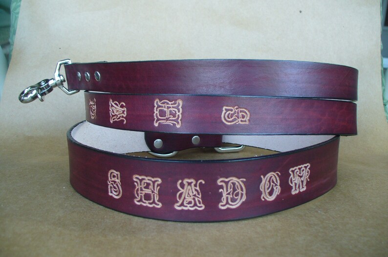 Custom made Collars and Leashes for Big Dogs Personalized | Etsy