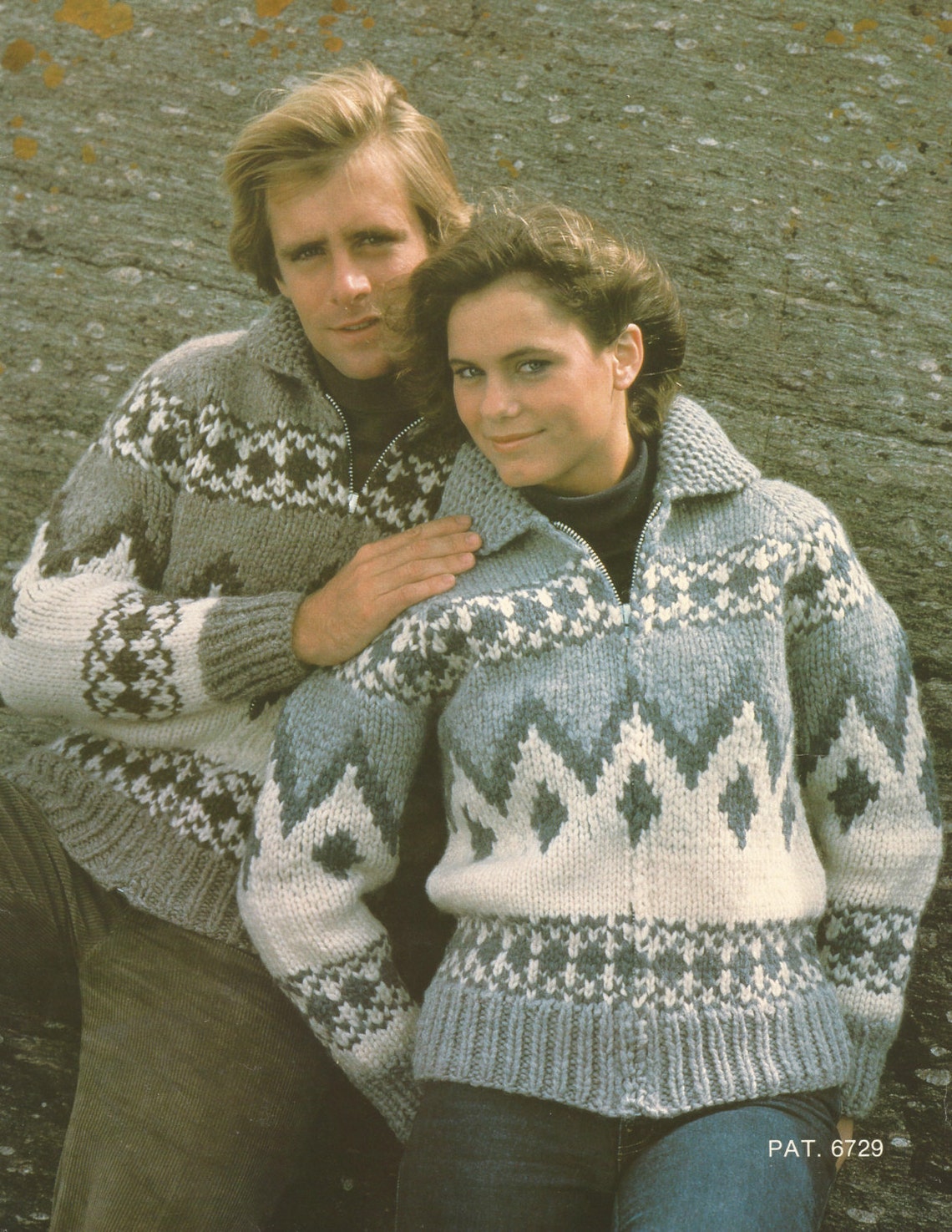White Buffalo Pattern 6729 Cowichan Salish Sweater Knit Cardigan ...